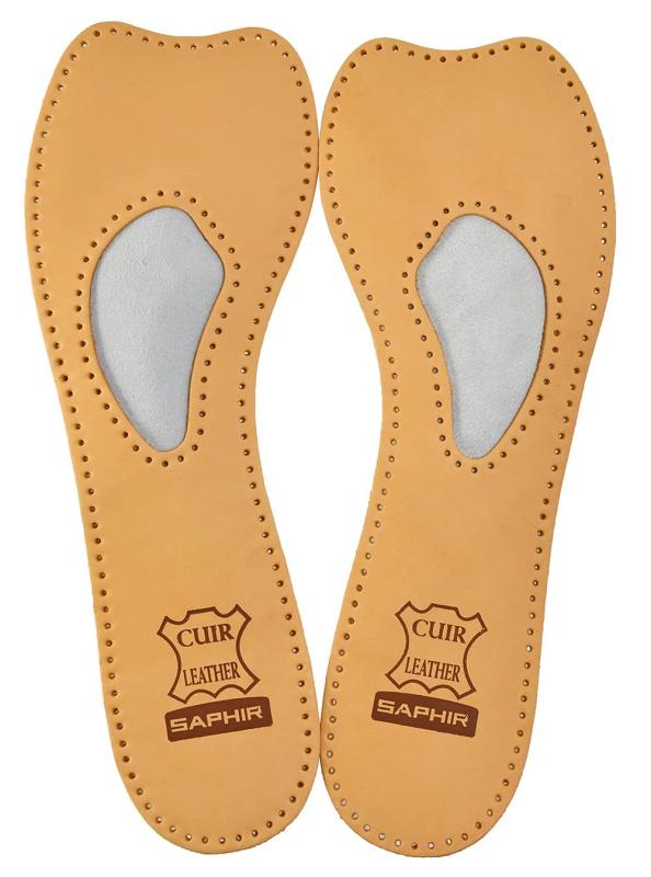 [サフィール ブルー] ヌメ革 中足骨クッション 3/4インソール 底マメ 外反母趾 メンズ ナチュラルタン柔らかいクッションで中足骨をサポート。ヒール着用時の負担を和らげます。