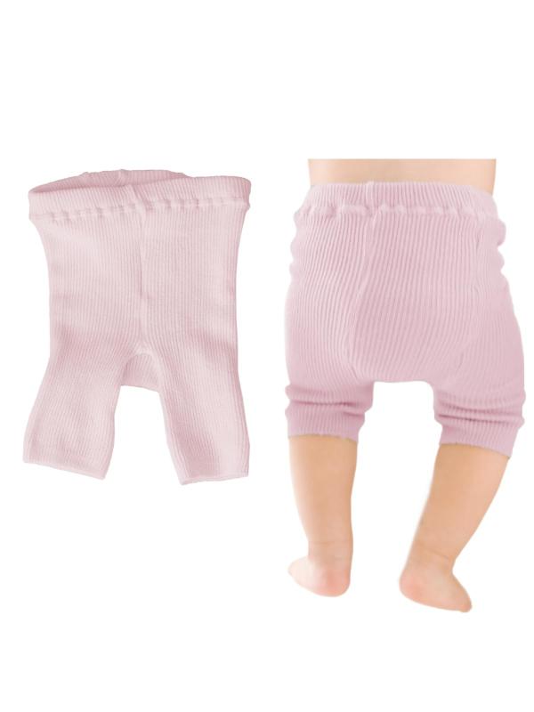 [Maison Peony] レギンス ベビー スパッツ 綿100 60cm 70cm 80cm 90cm リブ編み ズボン 男の子 女の子 無地 日本製