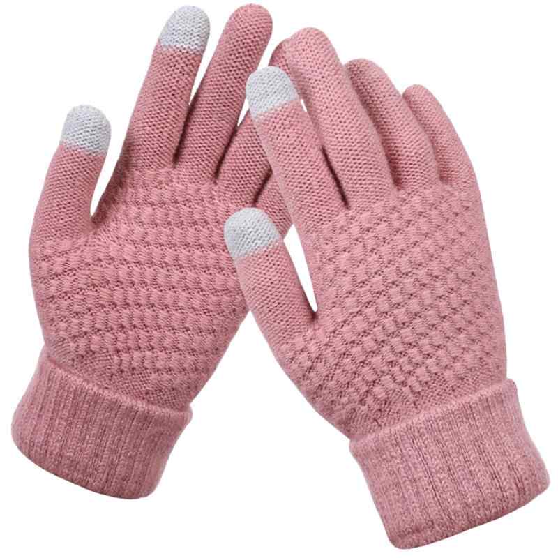 [ホワイトファング] 手袋 グローブ ニット 防寒 シンプル カジュアル 雪 暖かい 通勤 通学 レディース NT122凹凸のあるデザインがスタイリッシュでおしゃれな レディース カジュアル グローブ ニット 手袋。指先まで覆われているタッ...