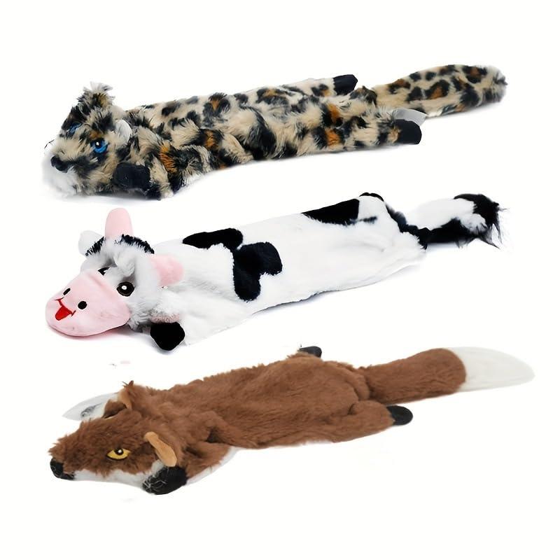 Nightbaby 犬おもちゃ,ペットおもちゃしわ犬おもちゃ無詰め物動物犬ぬいぐるみ犬ぬいぐるみ犬と中型犬犬玩具噛むおもちゃ, ピュピュ笛付き, ペット用品音の出るおもちゃ：ワンちゃんが噛むと「ピュ～ピュ～」と音が鳴り、遊び時間をより楽しく...