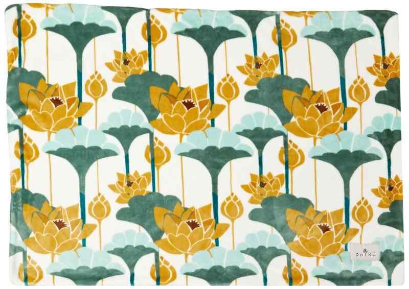 丸眞 ハーフ毛布 ポルク 北欧 収納袋付き コンパクト ブランケット H140×W100cm かわいい ふわふわ おしゃれ 防寒グッズ 母の日 誕生日 プレゼント ギフト