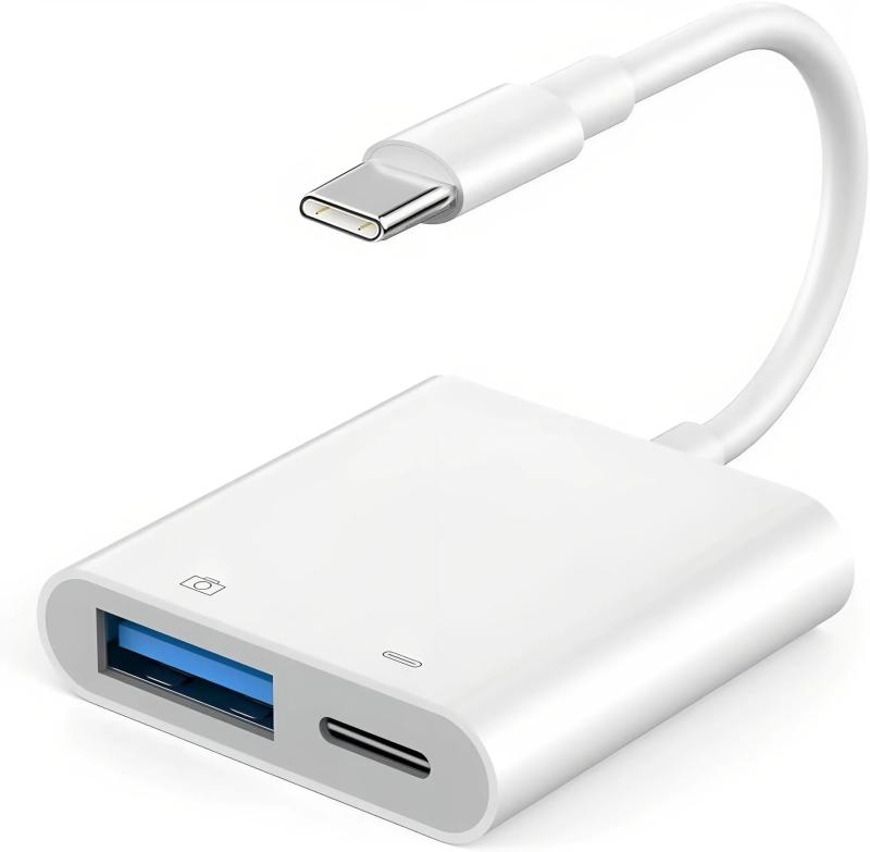 Hovvaa SDカードリーダー 0TG機能 USB-C Type-c/Phone/MicroUSB SD/TFカードリーダー USB3.0 Audio Cable 6Ft,90 Degree TRRS 3.5mm 4 Pole Nylon...