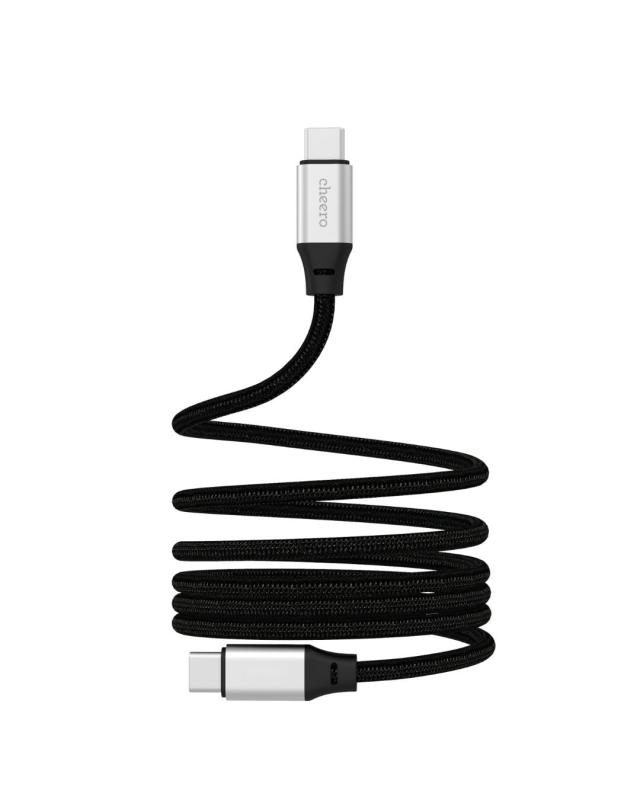 cheero USB-C to C Magnetic Cable マグネット ケーブル タイプC Type-C 1m 高耐久 Power Delivery 急速充電 データ転送 CHE-2801メートル