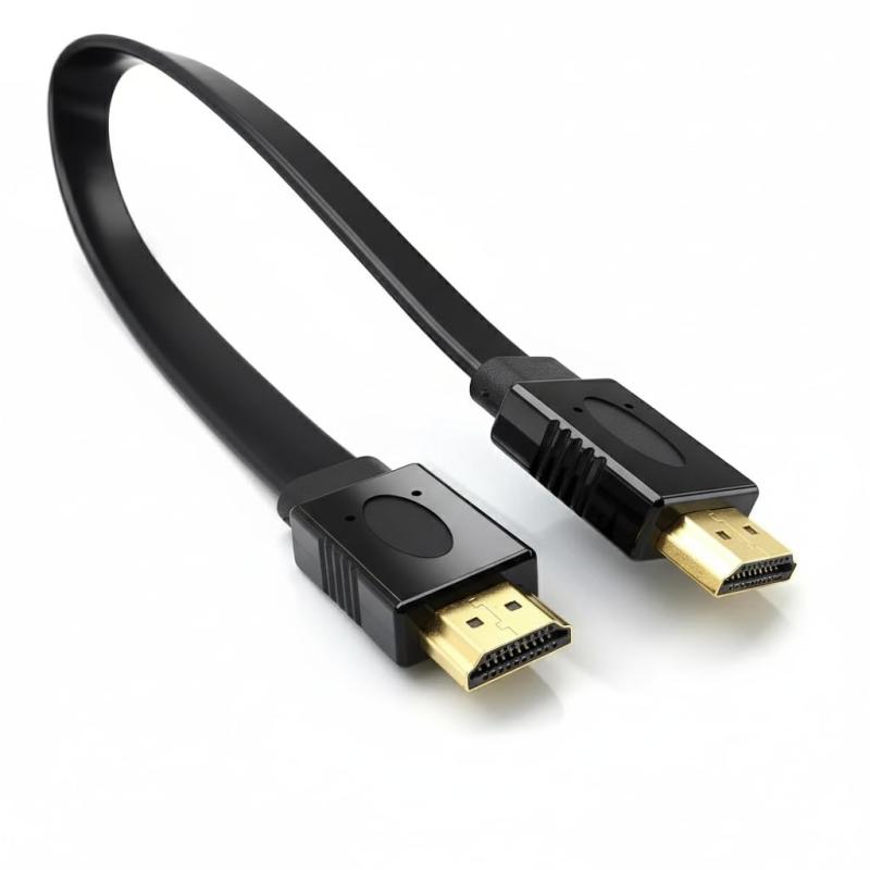 【4K/3D対応・超薄型】HDMIフラットケーブル 10.2Gbps高速伝送 スティックTV・壁掛けテレビ・ノートPC用📺【スティックTVや壁掛けテレビに最適】 Fire TV Stick・Chromecast・ノートPCな...