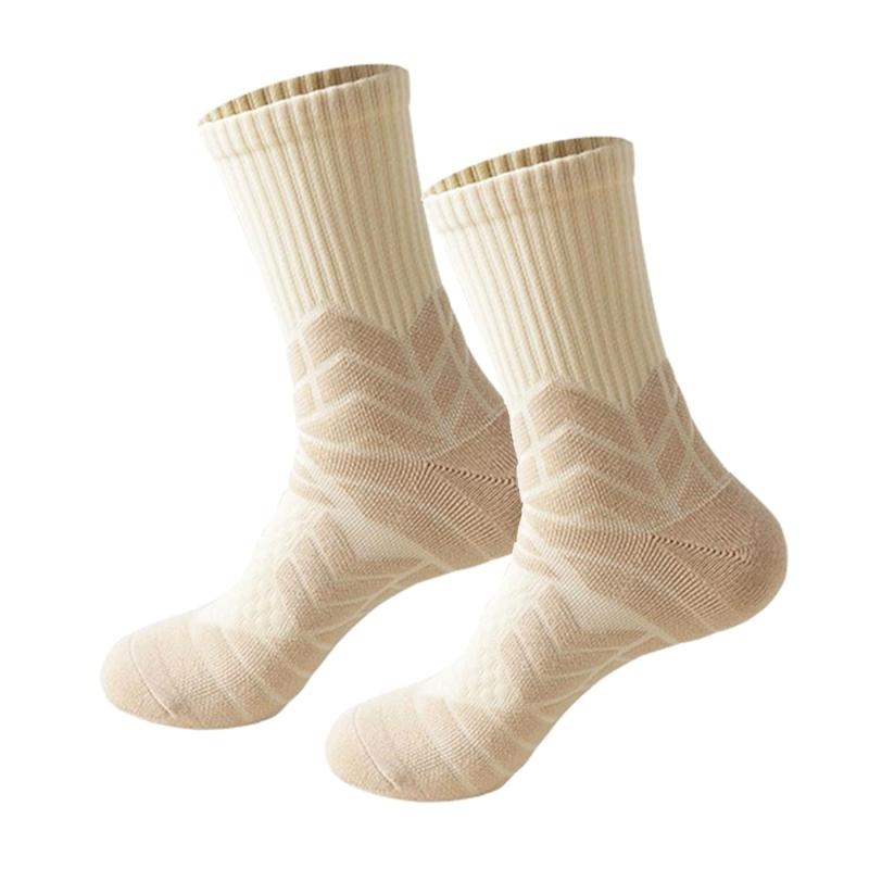 [Galamonoty] 靴下 メンズ スポーツソックス バスケットボールソックス 自転車 登山 野球 ランニング バドミントン テニス専用 スポーツ 靴下 厚手 滑り止め 摩耗防止 通気吸汗 抗菌防臭 男女兼【メイン素材】ポリエステル85...