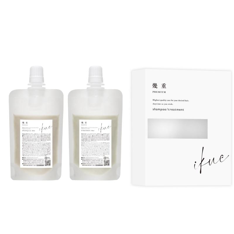 IKUE 幾重 プレミアムシャンプー＆トリートメント シトラス＆ハーブ 50ml トラベルセット サロン品｜うねり・パサつきケア 美容室仕様 保湿・低刺激処方🌈一般的な界面活性剤配合量の半分以下で低刺激、フケ・かゆみ解消に ...