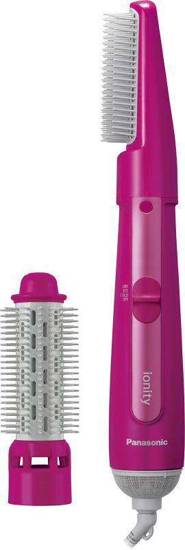 パナソニック くるくるドライヤー イオニティ マイナスイオン ビビッドピンク EH-KE2E-VPマイナスイオンが髪の表面をやさしくコートし、サラサラ ツヤツヤにスタイリング。スタイリングしやすい3段階切換(DRY-SET-COLD)。アタ...