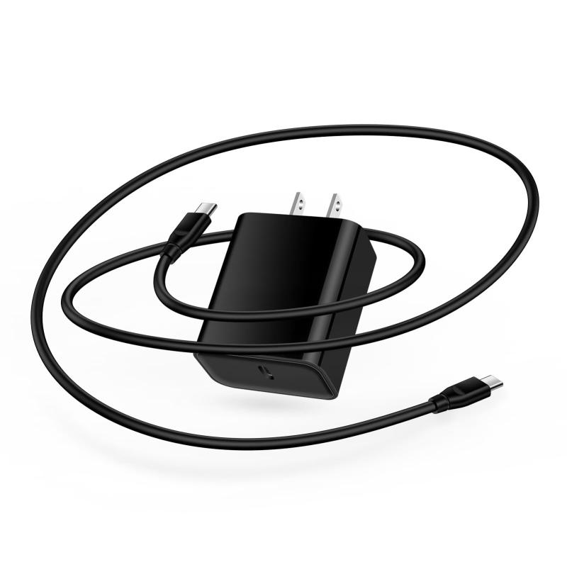 ANNIBER 急速充電器 Type-C ACアダプター アンドロイド充電器 タイプC 20W/PD対応/PSE認証済 USB C-USB Cケーブル1本付き(1.8M) iphone 15シリーズ対応 Android 充電器 スマホ 充電...