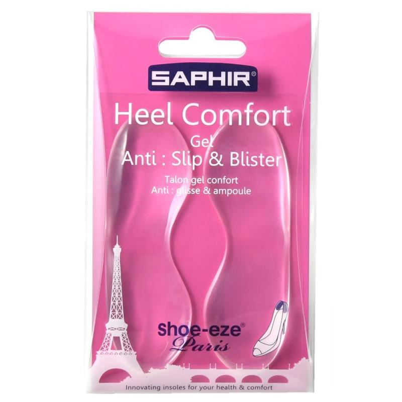 [サフィール ブルー] Shoe-eze ヒールコンフォート レディース靴のかかとに貼る靴ズレ防止、サイズ調整ジェルです。柔らかいクッションが靴ズレの痛みを抑えます。サイズが大きくかかとがパカパカしてしまう靴の、サイズ調整にも使用できます。
