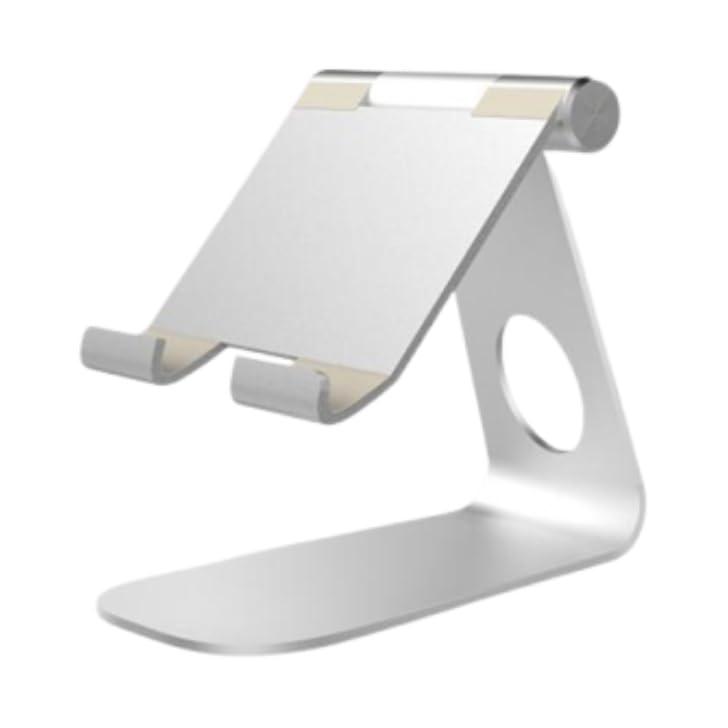 タブレット スタンド 卓上 アルミ スマホスタンド iPad 角度調整可能 縦 横置き アイパッド ミニ エアプロ 設置 置き台 在宅 滑り止め テレワーク 軽量 タブレットホルダー スマホホルダー Kinしっかりとした 土台 で タブレッ...