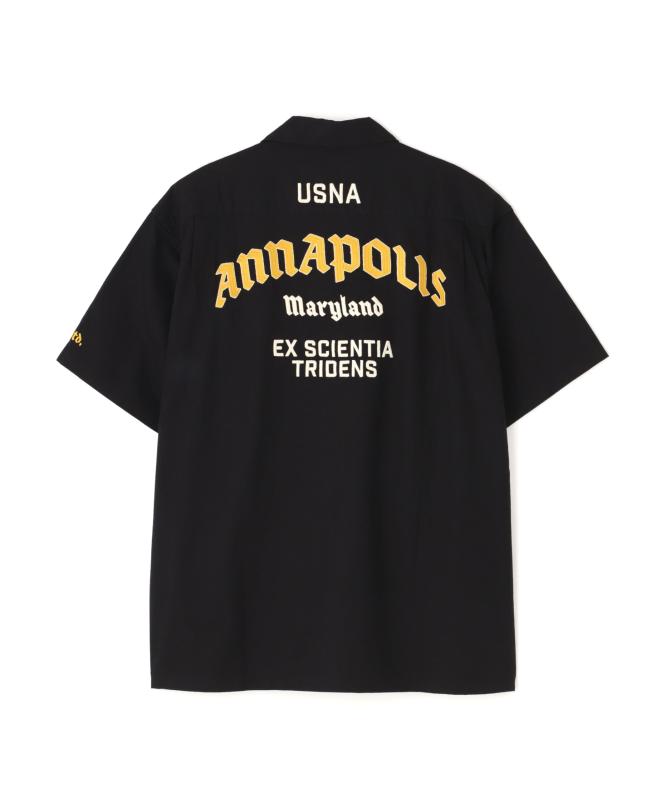 [Avirex] [アヴィレックス] ANNAPOLIS WORK SHIRT アナポリス 半袖 ワークシャツ メンズ 783-5123011[原産国]:ベトナム製