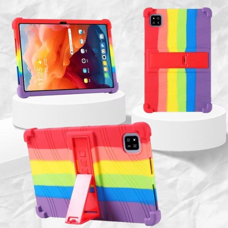 【FENUSL】for ALLDOCUBE iPlay60plusケース iPlay60plusタブレットケース ほごスリーブ対応iPlay60plusカバー ソフトなシリカゲルケース ソフト調節可能なスタンド機能付き 滑り止め 四隅がエア...