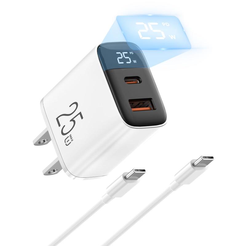 For iPhone17/16-充電器 PD25W 急速充電器