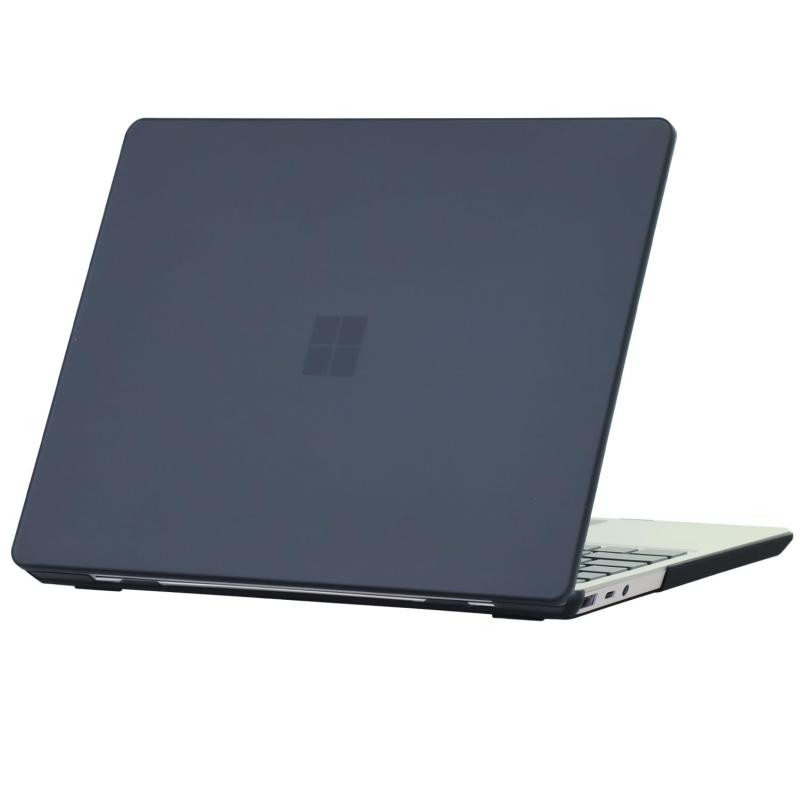 Surface Laptop Go 2(2022年発売)/Surface Laptop Go (2020年発売) 12.4 インチ ケース カバー透明 ノートPC ハード保護ケース 手帳型 全面保護 薄型 耐衝擊性 サーフェス ラップトップ...