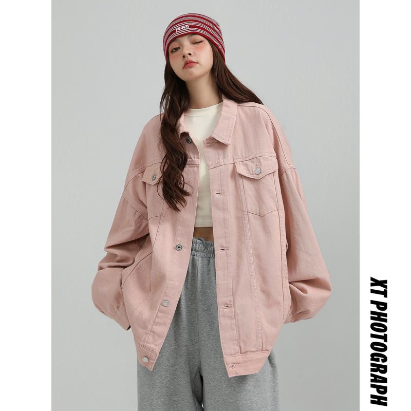 ・製品カテゴリ: ジャケット・スタイル: 中性・襟のタイプ: 襟付き・フィット: ゆったり・前立て: シングルブレスト・フード: なし・厚さ: 普通・柄: 無地・誤差範囲: 1-3cm・対象: 大柄な方向け・生地の名称: デニム・主な生地の...