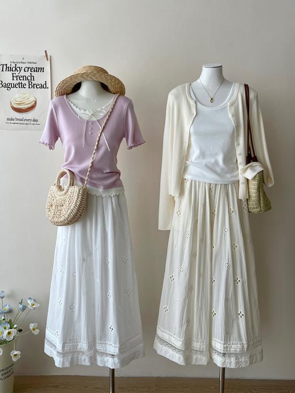 ・素材: 綿・ブランド: 厂家直销・商品番号: 9682・スタイル: ストレートパンツ・パンツタイプ: ワイドレッグ・パンツ丈: クロップド・流行の要素: ボタン・カラー: ホワイト, 杏色, ブルー・サイズ: M, L・スタイル: 日韓カ...