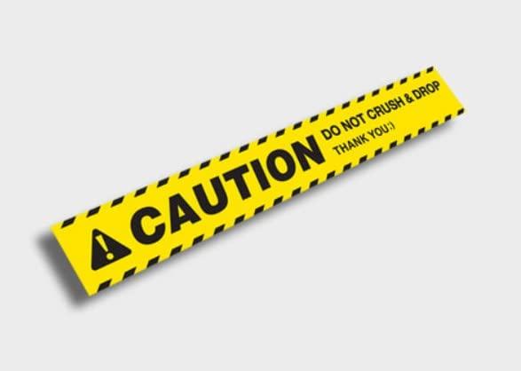 店舗用ステッカーセット 防犯カメラステッカー Caution, No entry, CCTV『立入禁止』 角型 100x300mm PVC ステッカータイプ3枚入り