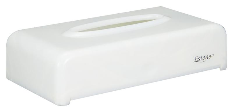 シンカテック ティッシュケース Estone エストーネ ホワイト