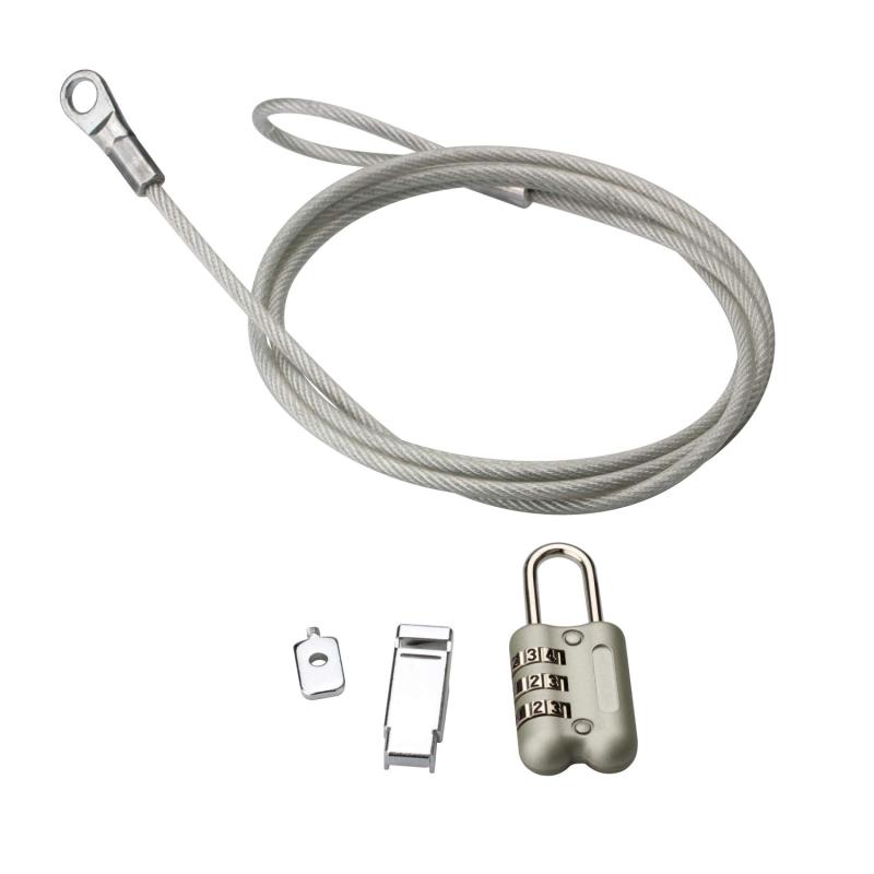 エレコム セキュリティワイヤー コネクタ取り付け 南京錠 ダイヤル式 3桁 ESL-12使用しないコネクタを利用してパソコン本体を盗難から守ります。ワイヤー長さ:1.7mワイヤー太さ:3.8mmワイヤー材質:スチール+ソフトPVCコーティン...