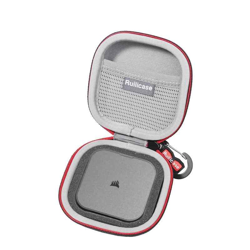 Ruilicase ケース ポータブルSSDケース CORSAIR EX400U (4TB/1TB/2TB) /EX300U 対応 旅行用保護ケース(ケースのみ)対応機種：本製品はCORSAIR EX400U (4TB/1TB/2TB) /...