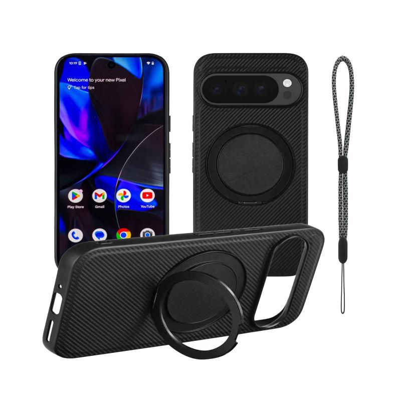 【ViLi D-TCY】Google Pixel 10 / 10Pro 対応 360度回転式スタンド・マグネットリング ストラップ付きケース 黒 CPIX10-D-TCY-BKこちらの商品は、Google Pixel 10/10Pro 対応...