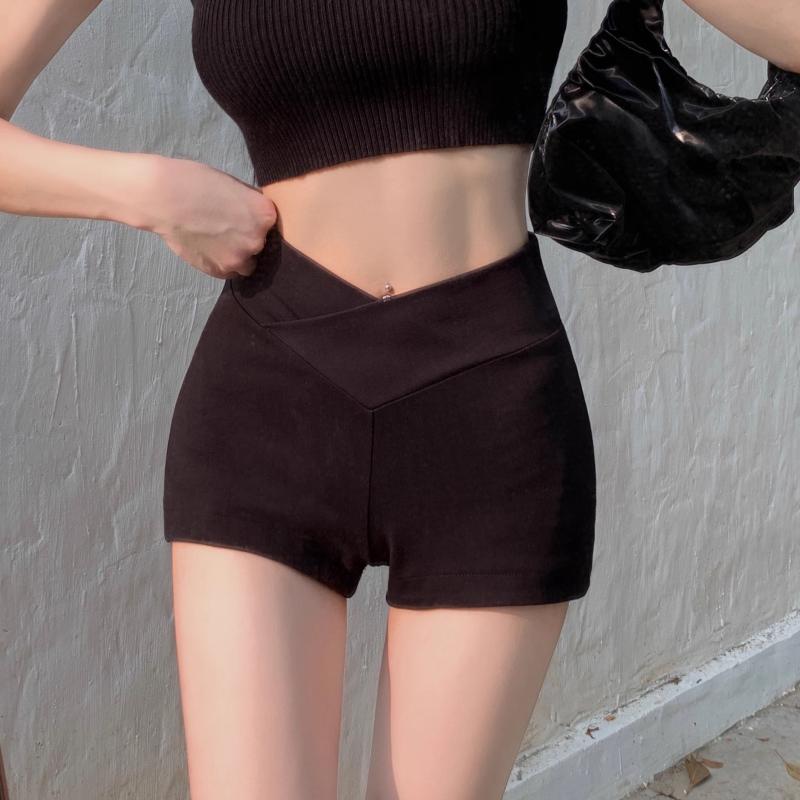 ・股下: ホットパンツ・ウエスト: ハイウエスト・厚さ: 薄手・色: カーキ, ブラック・サイズ: XS, S, M, L, XL, 2XL, 3XL, 4XL・主な素材: ポリエステル・素材割合: 70～80%・スタイル: ストリート・デ...