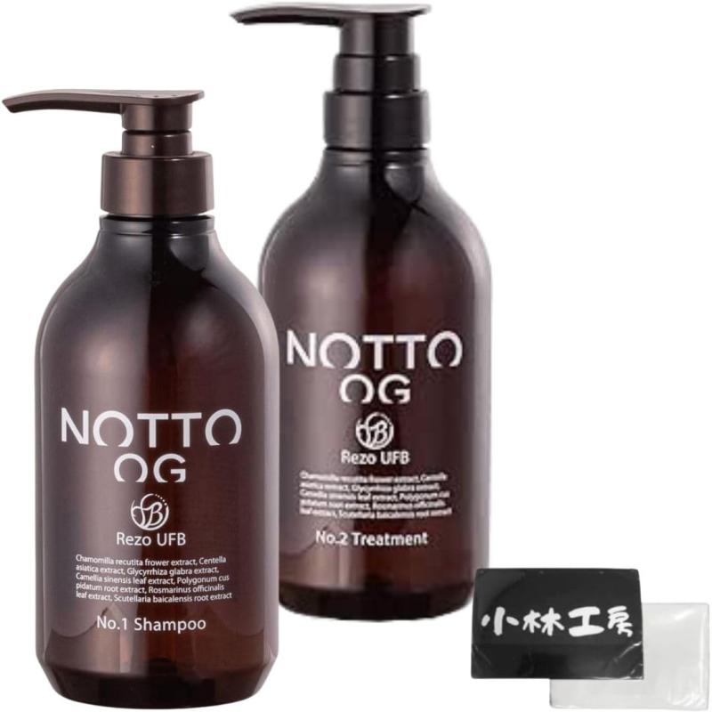 NOTTO OG NO.1 シャンプー 500ml OG NO.2 トリートメント 500g セット ポケットティッシュ付き内容量:シャンプー 500ml、トリートメント 500g無刺激カラーリングの持ちがよくなる全身洗浄OK頭皮の酸化(抜...