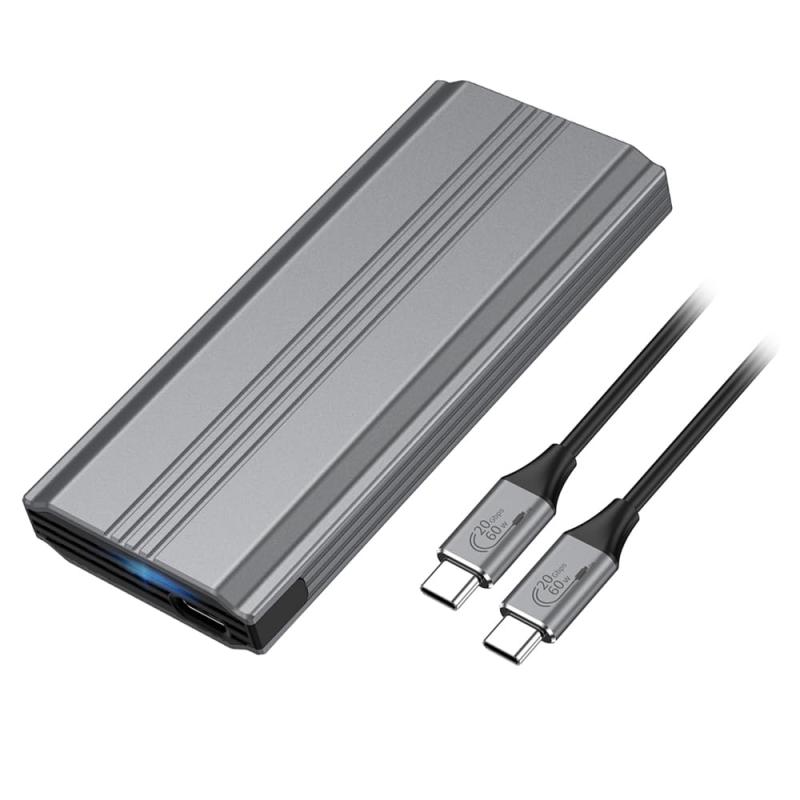 Xiwai 10Gbps 20Gbps USB アダプタ リーダー ケース Type-C USB3.2 USB4 から M-Key M.2 NGFF NVME SATA SSD PCBA エンクロージャ 2280/2242/2260mm R...