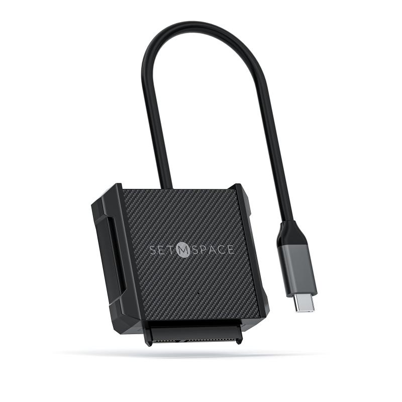 SETMSPACE usb 変換ケーブル usb-sata変換ケーブル 2.5インチ/3.5インチHDD用 高速転送 UASP対応 SATAケーブル USB 3.0-C 5Gbps Windows/Mac OS/Linux に対応