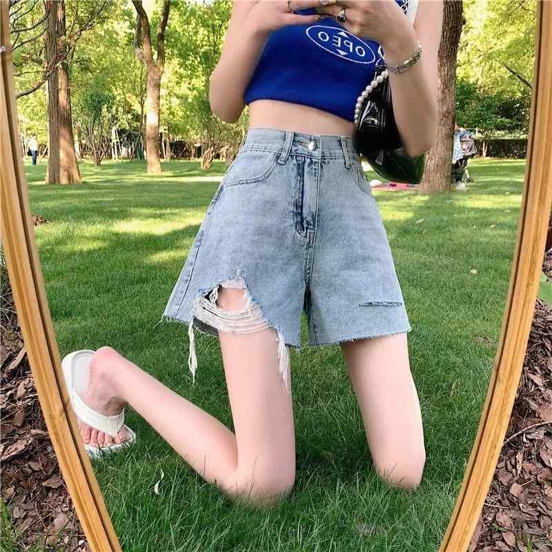 ・素材: 綿・パンツ丈: ホットパンツ・ウエスト: ハイウエスト・厚さ: 薄手・カラー: ブルー・サイズ: S, M, L, XL, 2XL, 3XL, 4XL, 5XL・主な素材の含有量: 50%-70%・スタイル: 通勤・デザイン: 基...