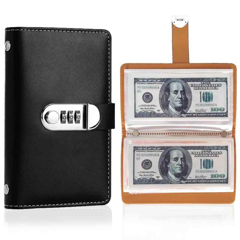 貯金ファイル 100万円 貯金箱 鍵付き 本型 バインダー 夢を叶えるための設計 お札 折らない 封筒式 ケース コンパクト 家計管理 目標達成 プレゼントに最適