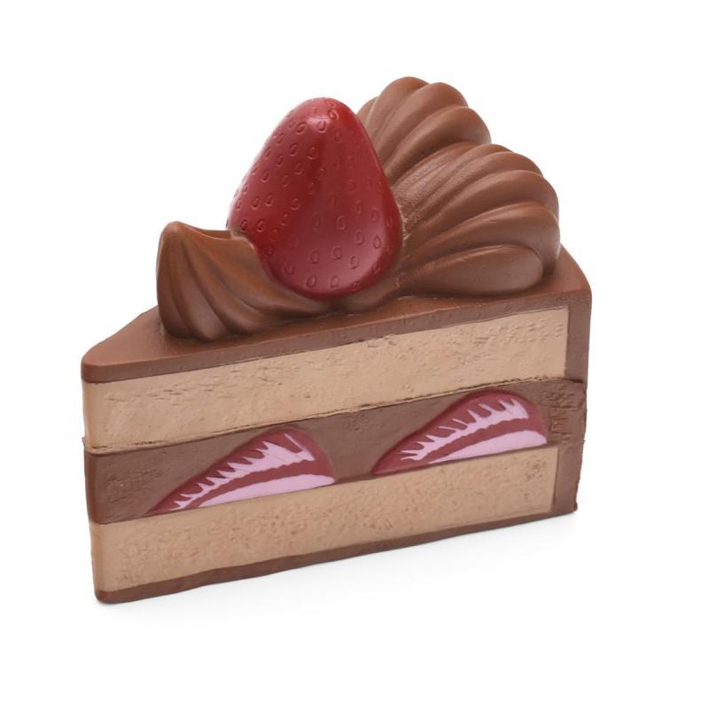Kiibru 15CM ストロベリーショートケーキ スクイーズ 低反発 食物おもちゃ ジャンボ 子供用おもちゃ ストレス解消グッズ🍓 ふわふわ低反発素材 – ゆっくり元に戻る感触で、ストレス解消や集中力アップに最適。リアルな...