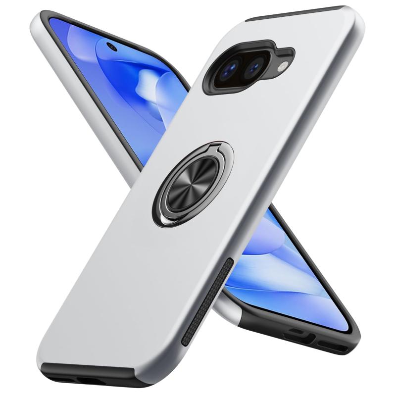 Tgaoleyd Google Pixel 9A 用ケース リング付き 耐衝撃 tpu フルプロテクトデザイン スマホケース スタンド機能 全面保護 擦り傷防止 落下防止 米軍MIL規格 車載ホルダー対応 取り出し易い グーグル 【対応機種...