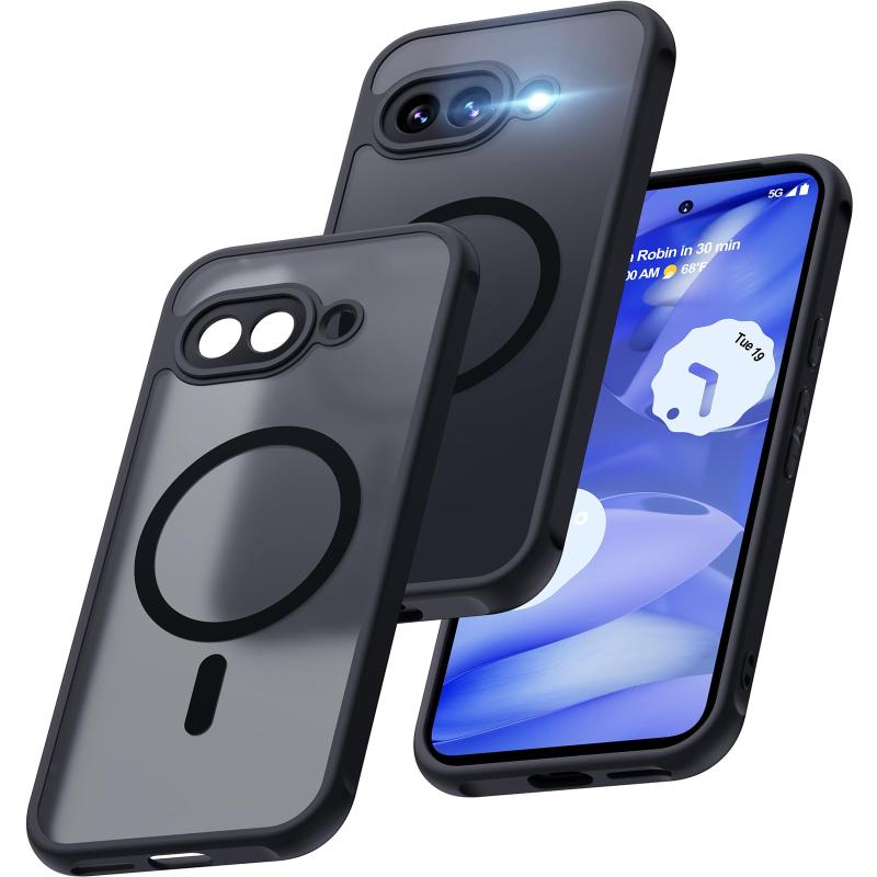 Aunote ケース マグネット マット半透明 スマホケース