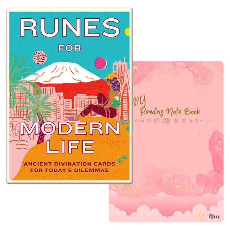 I.I.J オラクルカード ルーン・フォー・モダンライフ 日本語版 アファメーション 占い 日本語解説書付き内容：カード 全24種（日本語版ガイドブック付属）・I.I.J カード リーディング ノート（16ページ）サイズ：H 135 × W...