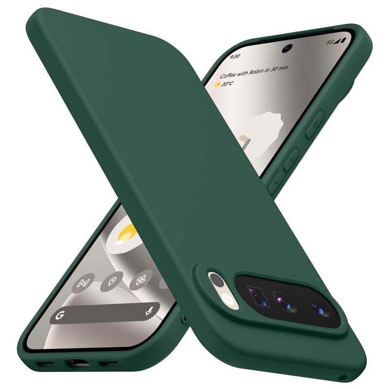 Tgaoleyd Google Pixel 10 Pro XL 用ケース シリコン 耐衝撃 衝撃吸収 ストラップホール付き 指紋防止 グーグル ピクセル 10 proxl 用ケース レンズ保護 tpu ソフト 一体型液状シリコン 薄型 軽量...