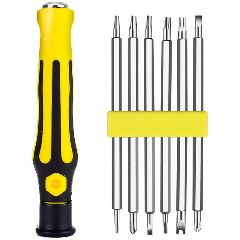 ドライバーセット ドライバー トルクスドライバー 星の特別なスクリュードライバー 7 PCセット(PH0-SL3.0 T7-SL2.0 T8-T5 T10-T6 T15-U2.3 2.3-Y3.0) 専門にされた精密フィリップス/星のスクリ...