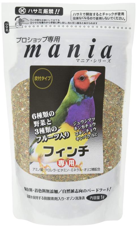 mania(マニア) プロショップ専用 フィンチ 1リットル (x 1)