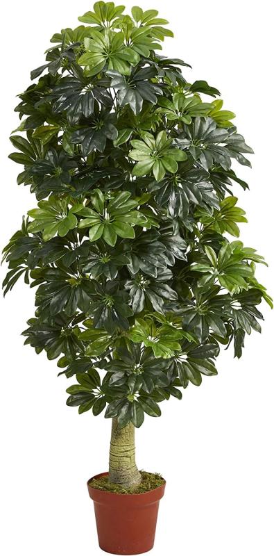 Nearly Natural Schefflera Artificial Tree (Real Touch)