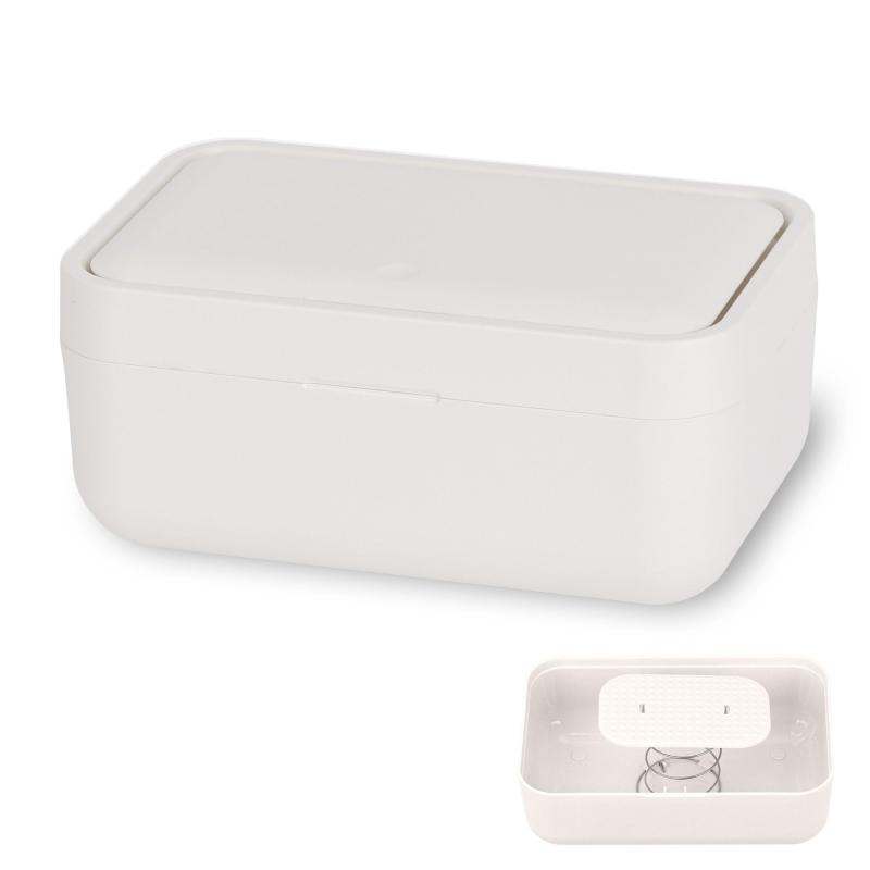 brontier ウェットティッシュケース 【最後まで簡単に使い切り&amp;片手で開閉】 ワンタッチ バネ おしりふきケース シートケース 密封容器 おしゃれ【最後まで簡単に使い切り】ケース内にはステンレス製のバネが内蔵されており、詰め替...