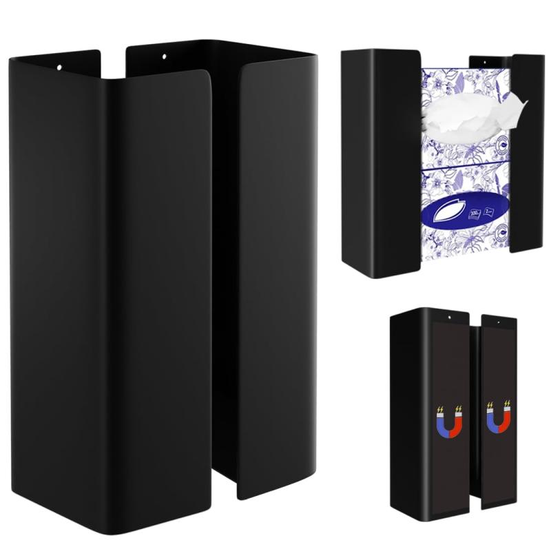 C-J-W ティッシュケース マグネット 強力 幅調節可能 キッチンペーパーホルダー オシャレ マグネットティッシュボックス ペーパータオルホルダー 壁掛け 片手で切れる 浴室 お風呂 洗面台