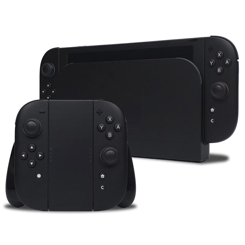Compatible Skin for The Nintendo Switch 2 Full-Wrap Matte Vinyl Protective Skin – Matte Black Edition by POP SKINこのスキンは上...