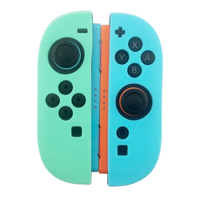 BLUEHOOSYOO Nintendo Switch2 Joy-Con シリコンケース (L)/(R) カバー ニンテンドースイッチ 任天 堂 コントローラ用 保護ケース キズ防止 滑り止め … (薄緑色と水色)1.Nintendo Sw...