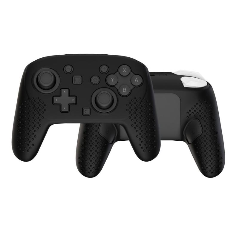 BLUEHOOSYOO Switch2 Pro カバー シリコン スキンケース コントローラー 保護カバー 滑り止め ソフト 耐衝撃 ブルー1.SWITCH2 Proコントローラー 用。2.优れたソフトシリコン材料を采用して、インストール、...