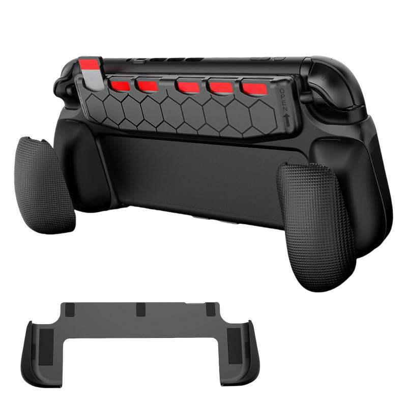 Switch 2用グリップカバー【新登場-ゲームカード収納可能】AriKroii スイッチ2ゲーム本体一体型グリップ 高強度TPE素材保護 着脱簡単 指紋防止 傷防止 超耐衝撃 落下防止 防塵 薄型軽量 人間工🌟【Switc...