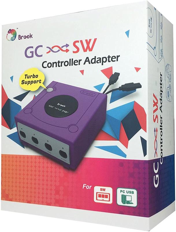 Brook GC to SW Controller Adapter ニンテンドースイッチでゲームキューブコントローラーが使えるアダプター [SRPJ-1889]最大4つまで接続でき、本製品をもう一つつなげれば最大8つまでのコントローラーが使...