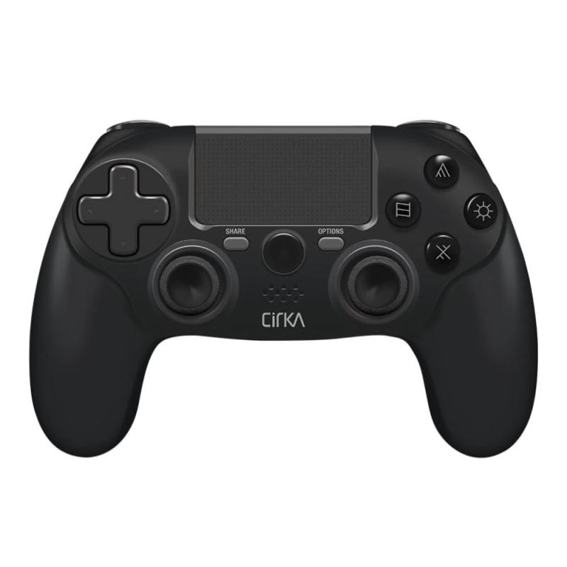 Cirka Wireless Game Controller For PS4／PS4専用ワイヤレスコントローラPS4、PS3(ワイヤードのみ)、PC／Mac（PCとMACでは機能が異なる場合があります）に対応6軸ジャイロセンサー、フロントス...