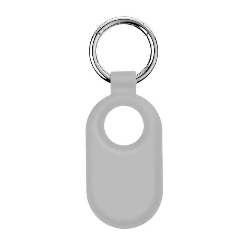 For Galaxy SmartTag2 用 ケース カバー 【BAOLINTX】 メタルリング付き 防水防塵 軽量 耐衝撃性 トラッカー用保護カバー 軽量 薄型 滑り止め Galaxy SmartTag 2 保護ケース(グレー)【対応機種...