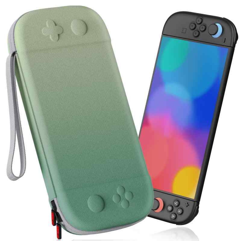 STARTRC GAMES Switch 2 ケース スイッチ2 ハードケース 薄型 ナイロン素材 持ち運び便利 軽量 可愛い 耐衝撃 ゲームカード12枚収納 全面保護 キャリングケース【対応機種】 本商品は Switch 2（2025）の...