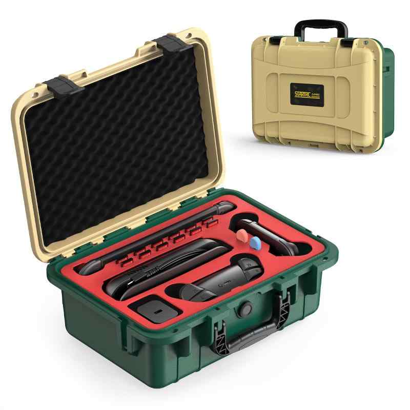 STARTRC GAMES Switch 2 収納ケース 防水 スイッチ2 キャリーケース 防塵 防汚 耐衝撃 全面保護 大容量 Switch 2 本体/Joy-Con/Proコントローラー/電源アダプタ/12枚ゲームカード全部収納可能【対...